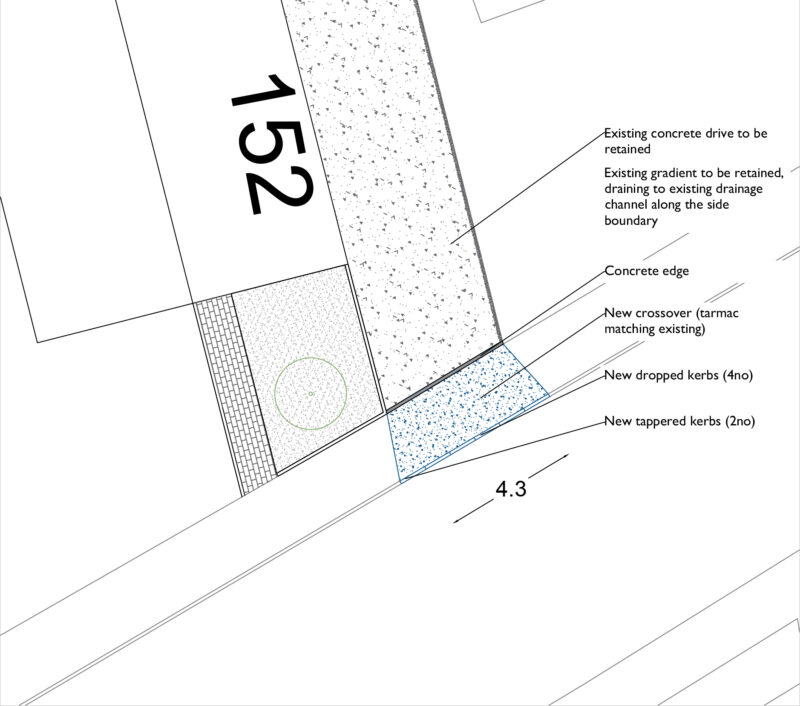 Dropped Kerb Drawings - Dropped Kerb Planning